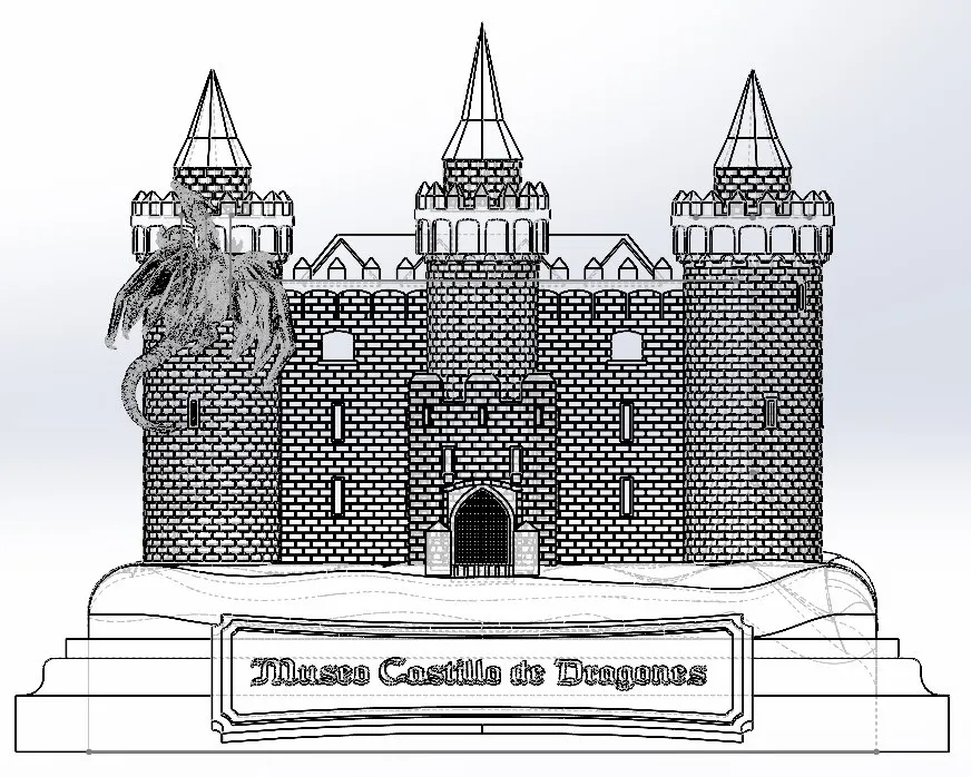 Dragon Castle Miniature Museum by 3d_rivas - MakerWorld