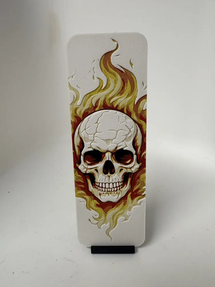 Skull Bookmark - Free 3D Print Model - MakerWorld