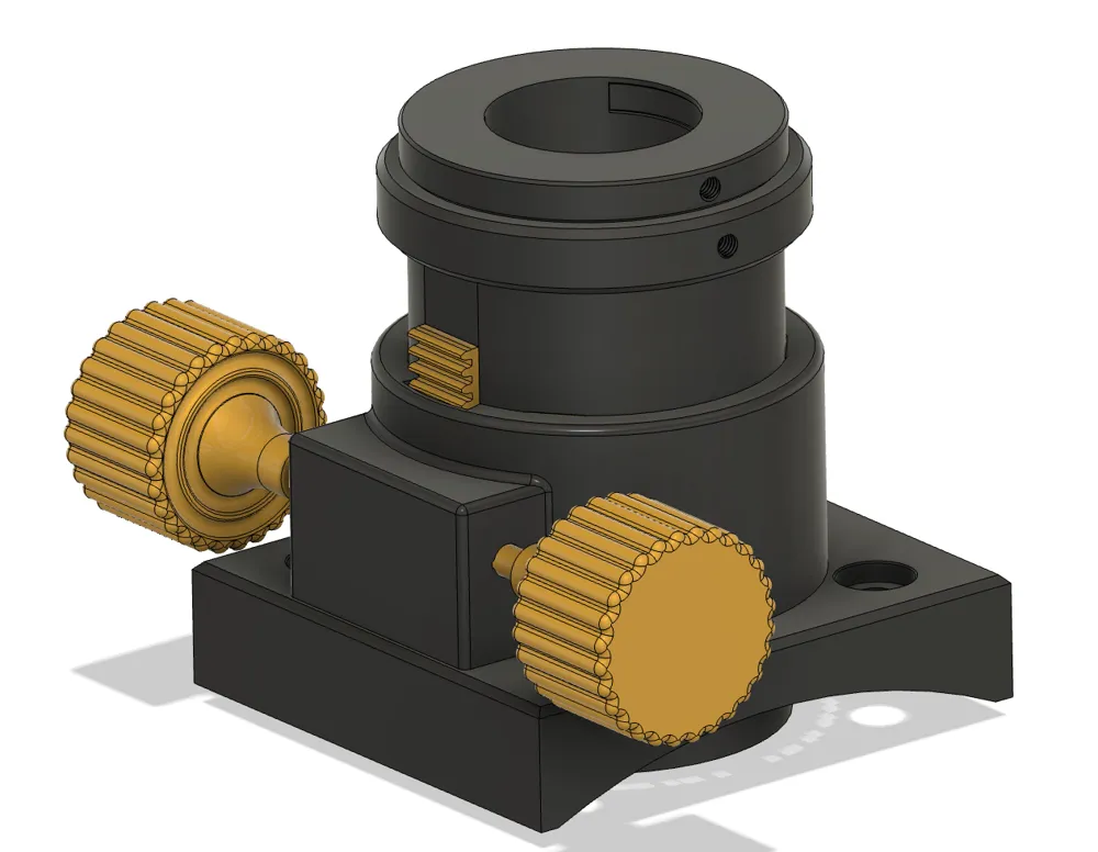 2" Telescope Focuser (Compression Ring + Adapter) - Free 3D Print Model ...