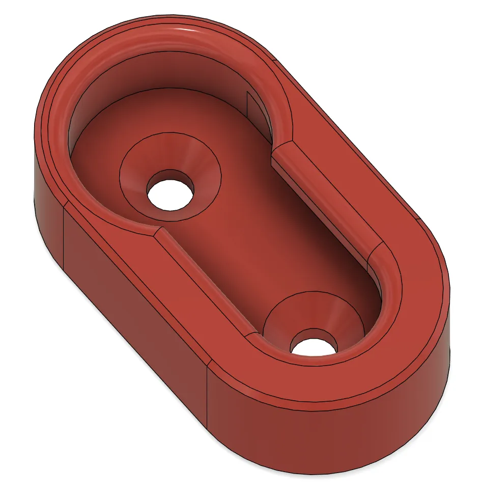 Keyhole wall holder by Schwabe - MakerWorld