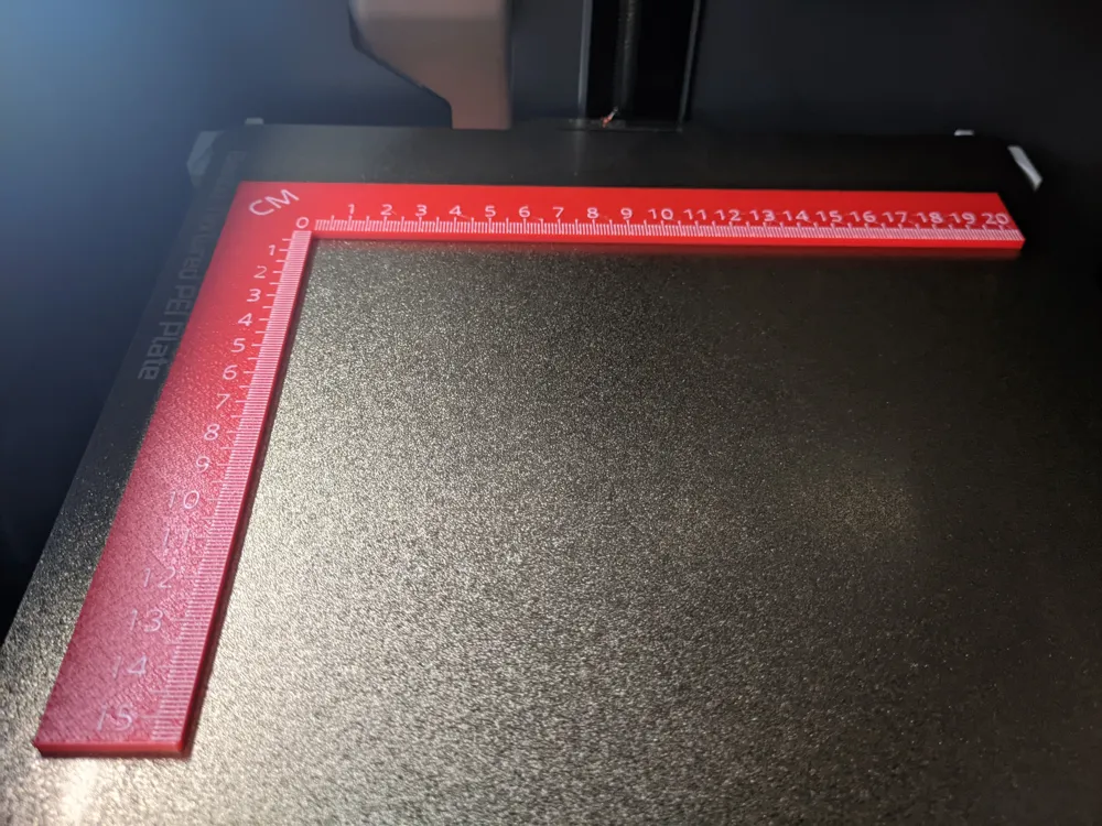 Right Angle/Square Measure Ruler (15cm*20cm) by ThamTBM - MakerWorld