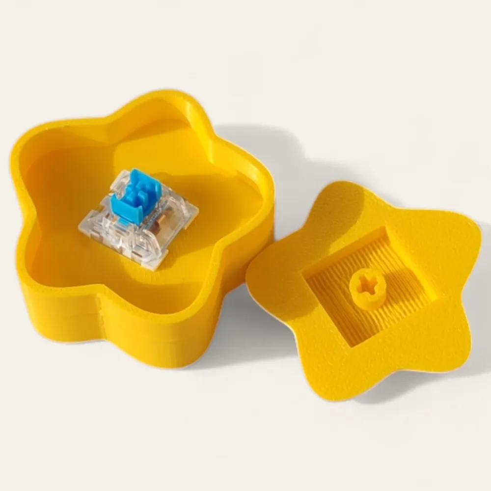 Star Clicker - Chubby & Colorful - Free 3D Print Model - MakerWorld