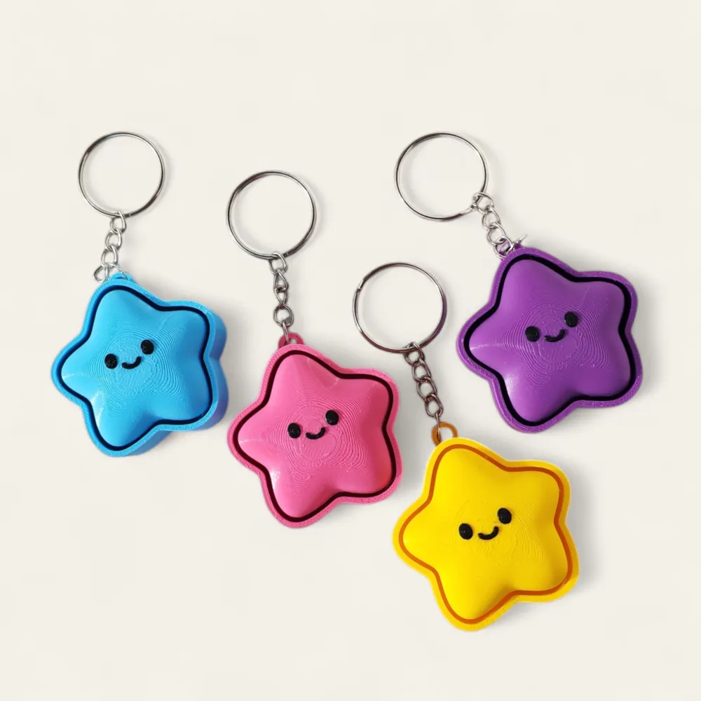 Star Clicker - Chubby & Colorful - Free 3D Print Model - MakerWorld