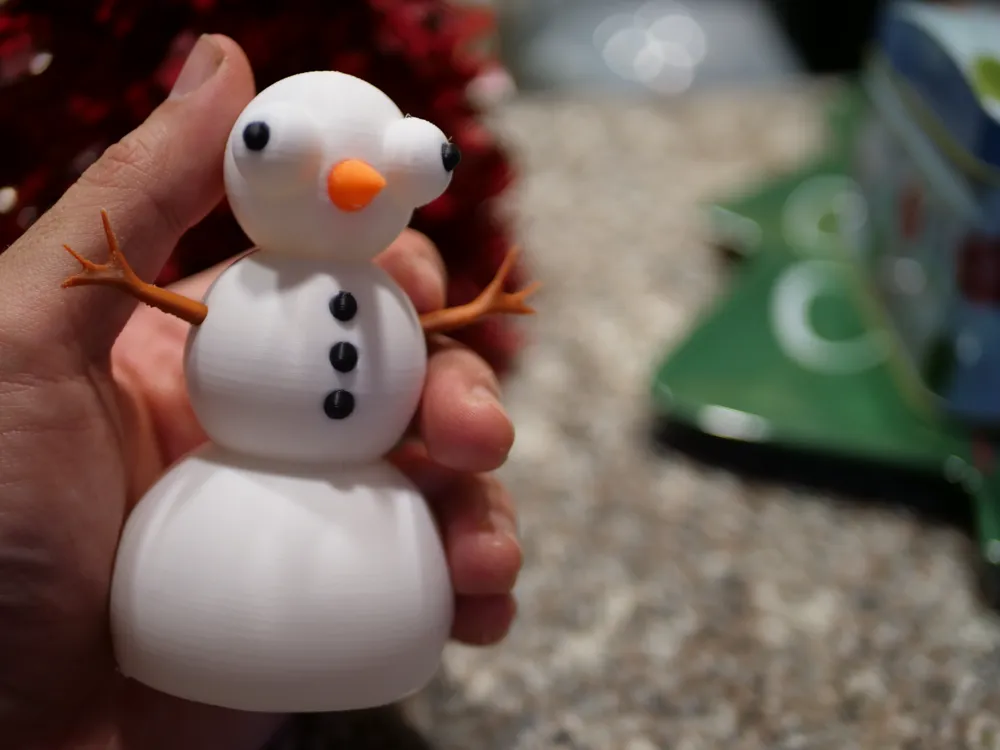 Derpy Snowman Christmas Decoration by Lee - MakerWorld