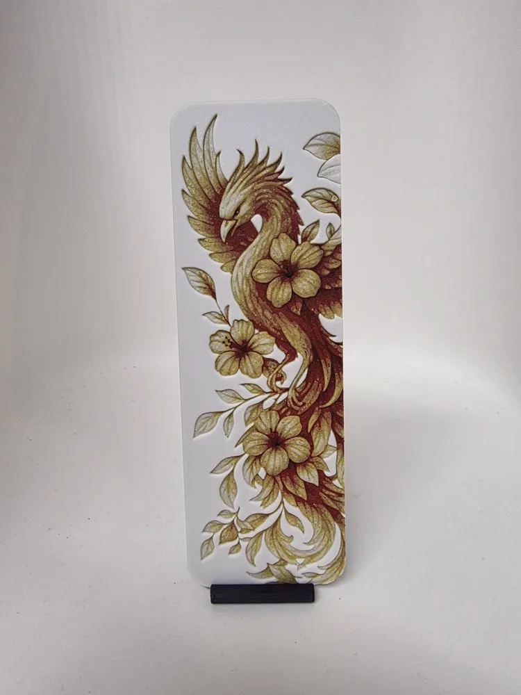 phoenix Bookmark - Free 3D Print Model - MakerWorld