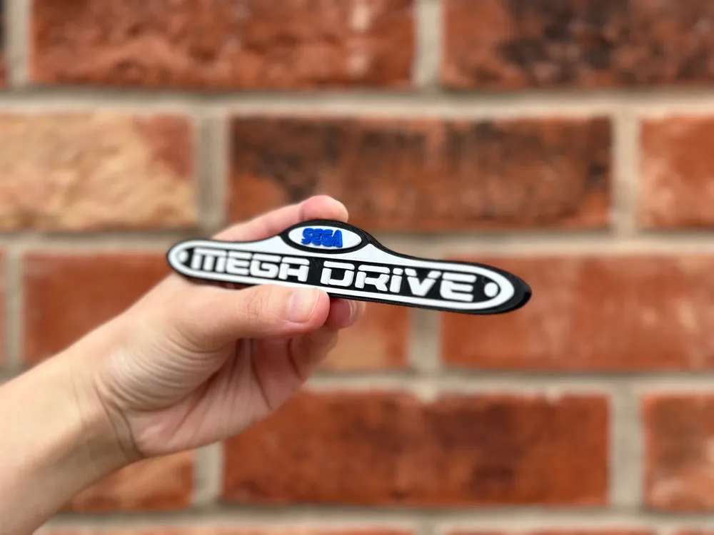 SEGA Mega Drive Logo by FatDog - MakerWorld
