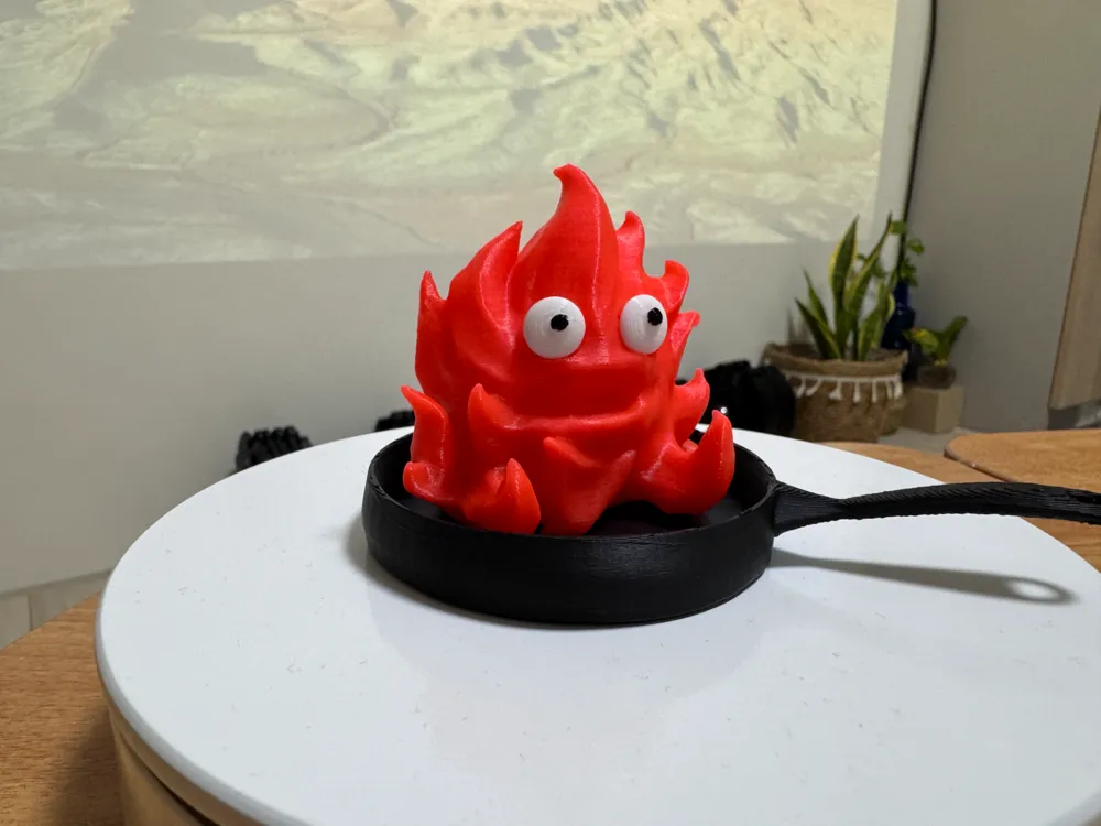 Howl's Moving Castle - Calcifer and the Pan by MIDO - MakerWorld