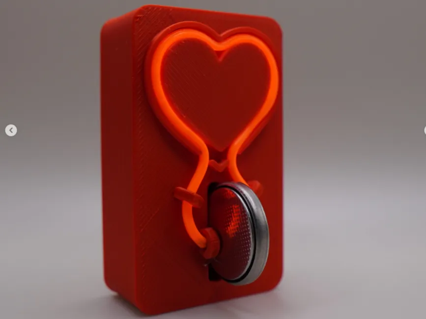Filament Heart - Free 3D Print Model - MakerWorld
