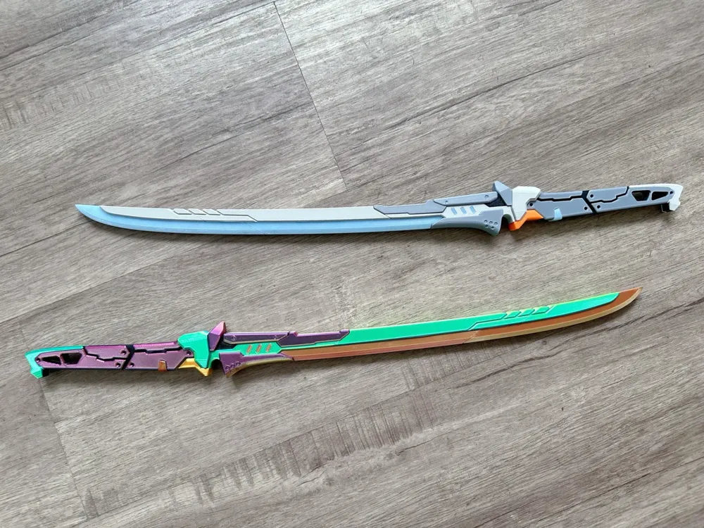 Cyberpunk Style Short Sword by 智艺工坊 MakerWorld: Download Free 3D Models