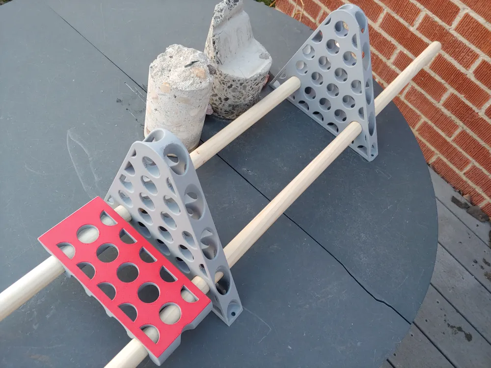 Filament Shelf Bracket, Trays, Plus Bonus Holes! by Dub-Bub - MakerWorld