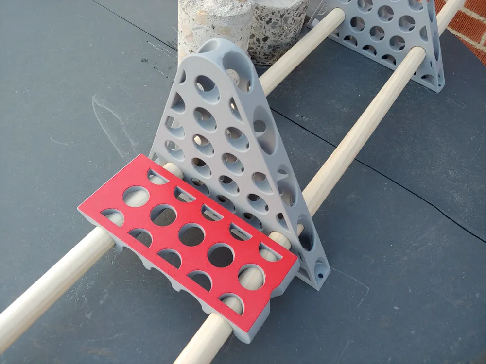 Filament Shelf Bracket, Trays, Plus Bonus Holes! by Dub-Bub - MakerWorld