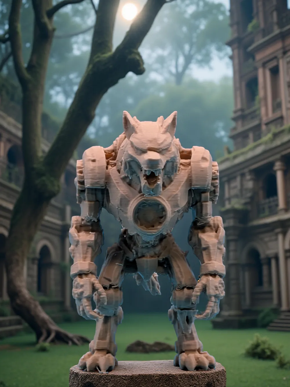 Cyborg wolf by StoneRock MakerWorld: Download Free 3D Models