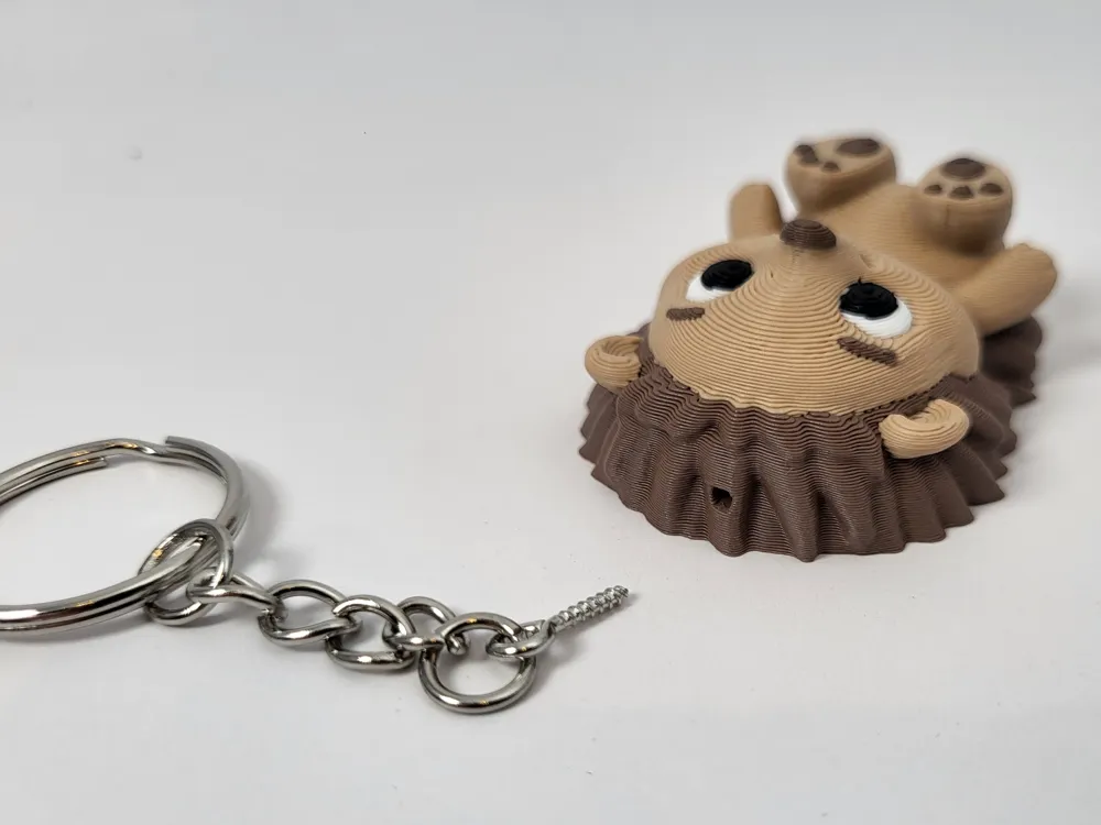 Flexi Hedgehog – Magnet & Keychain - Free 3D Print Model - MakerWorld