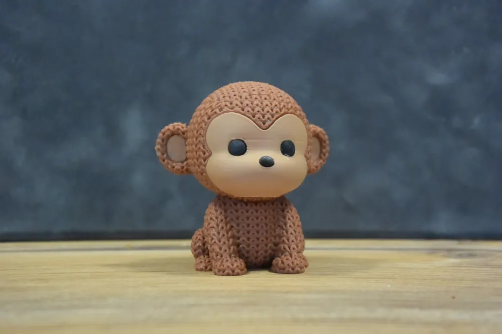 Knitted Monkey by Smoggy3D MakerWorld: Download Free 3D Models