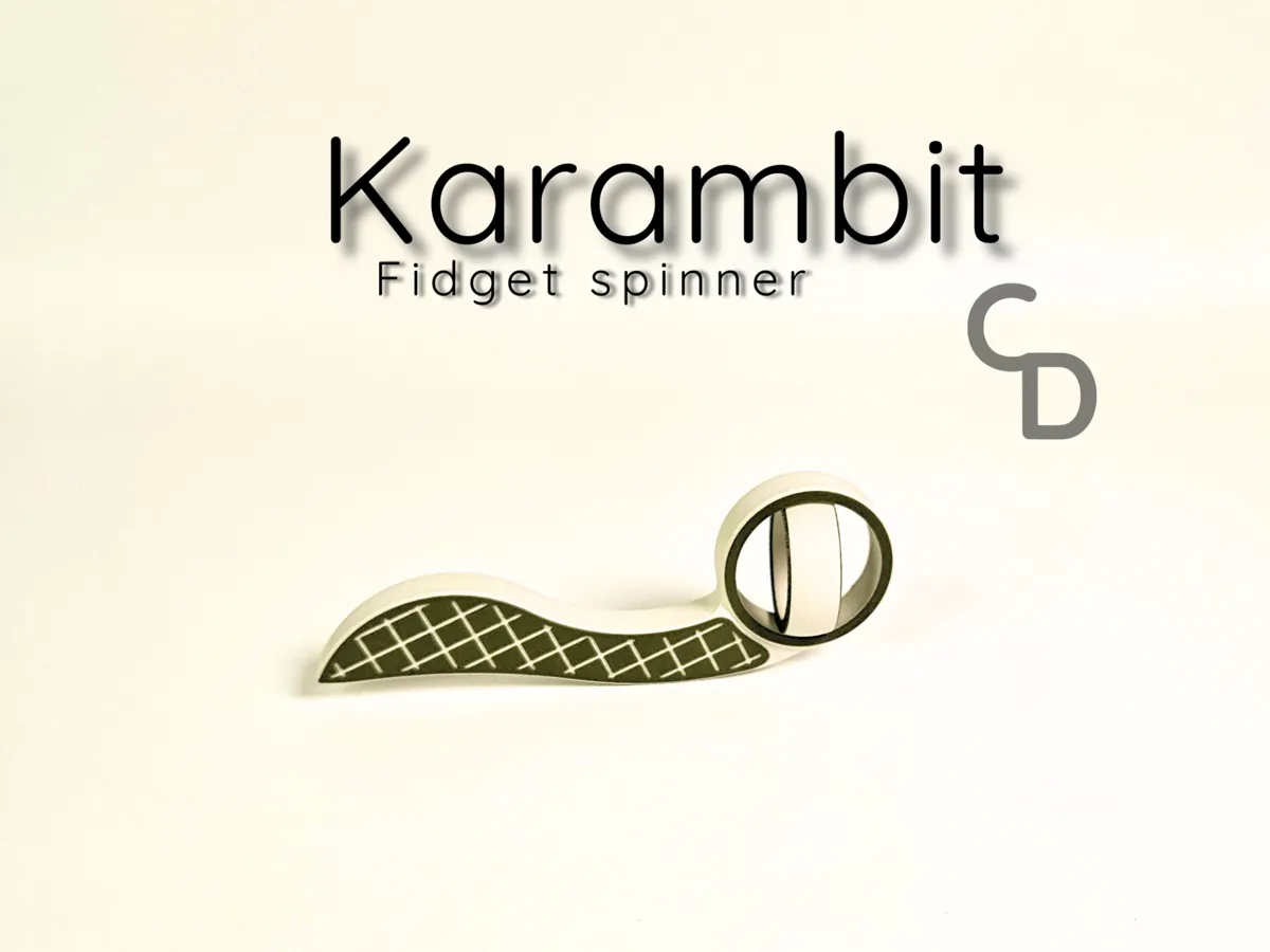 Fidget Spinner Karambit Fidget Toy by Caziuz Designs MakerWorld ...