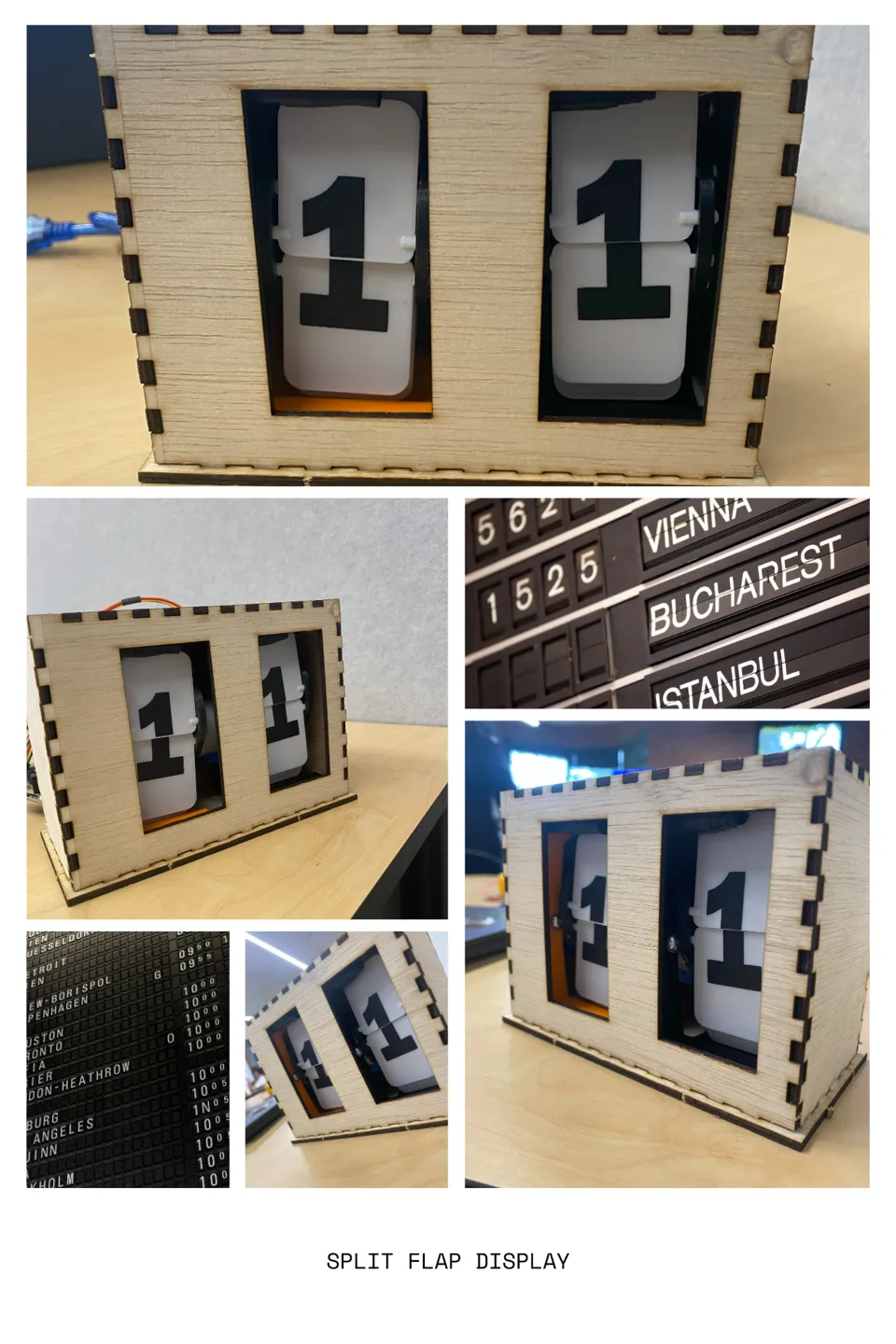 Simple Split Flap Display by Chipmunk54 MakerWorld: Download Free 3D Models