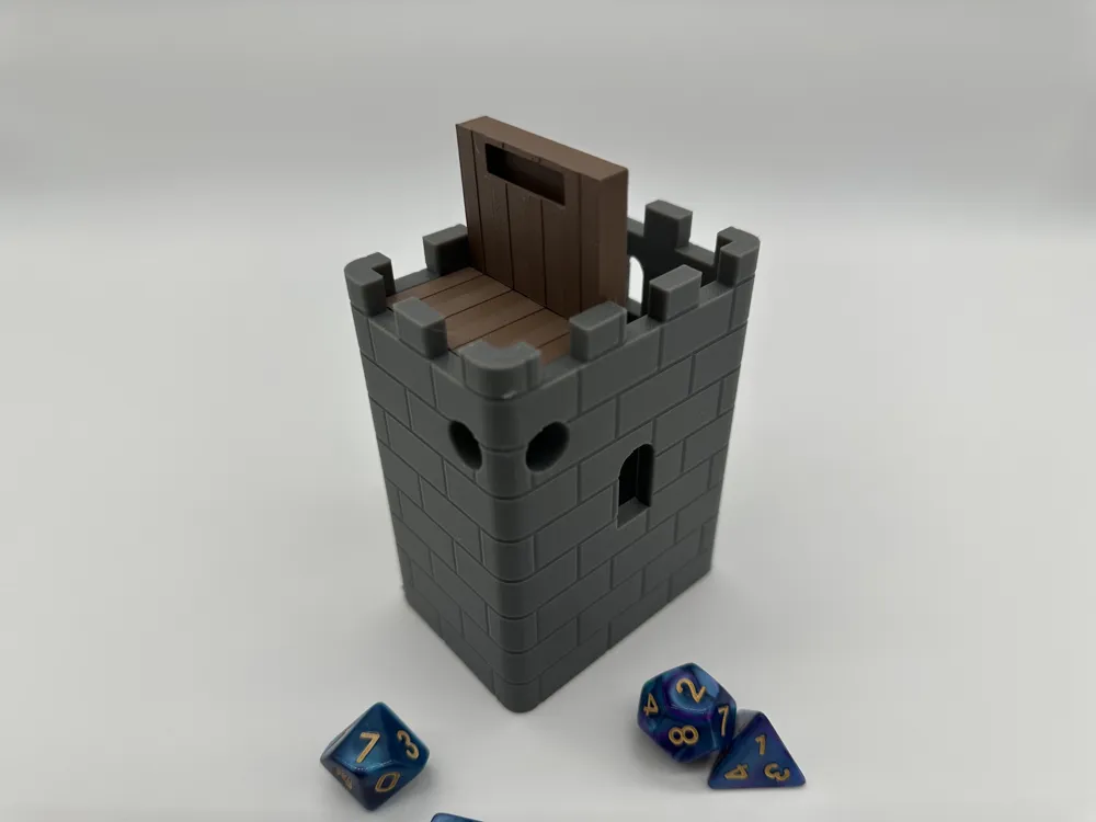 Grab & Go Dice Tower - Dice Storage Tower by Another Spool MakerWorld ...