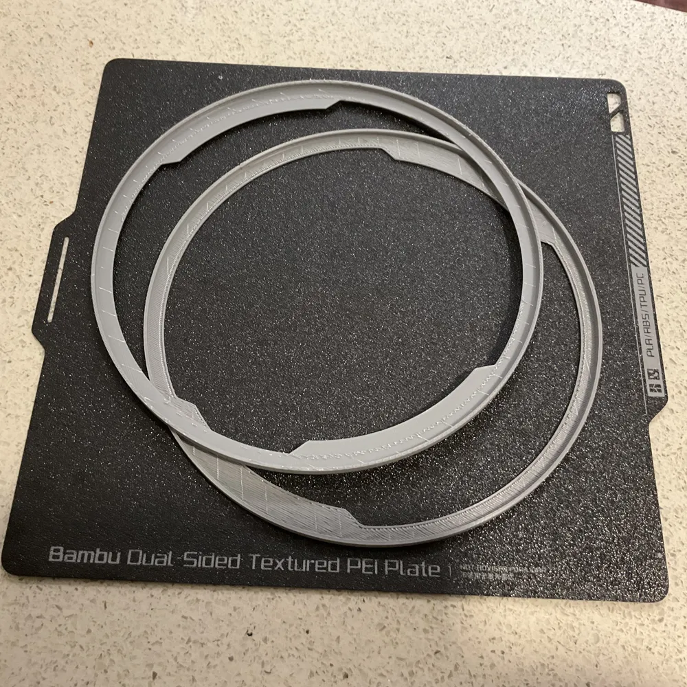 Rings for cardboard spool in Bambu AMS - Single plate print Shared by ...