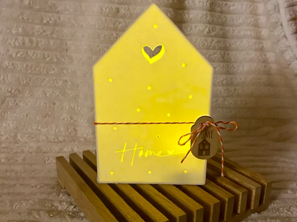 House Cottage Home Tealight by Zauberstück MakerWorld: Download Free 3D ...