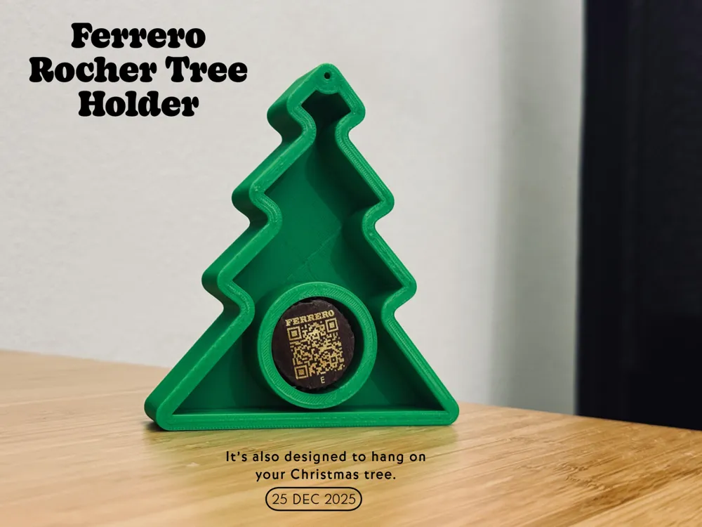 Ferrero Rocher Tree Holder - Free 3D Print Model - MakerWorld