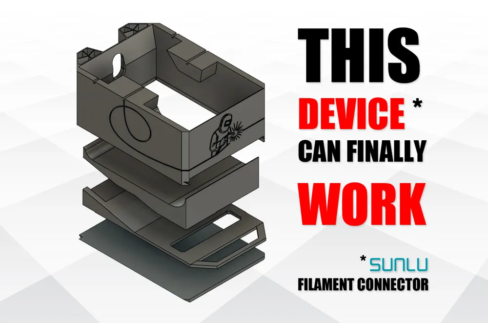 SUNLU Filament Connector Assistant (working one!) - Free 3D Print Model ...