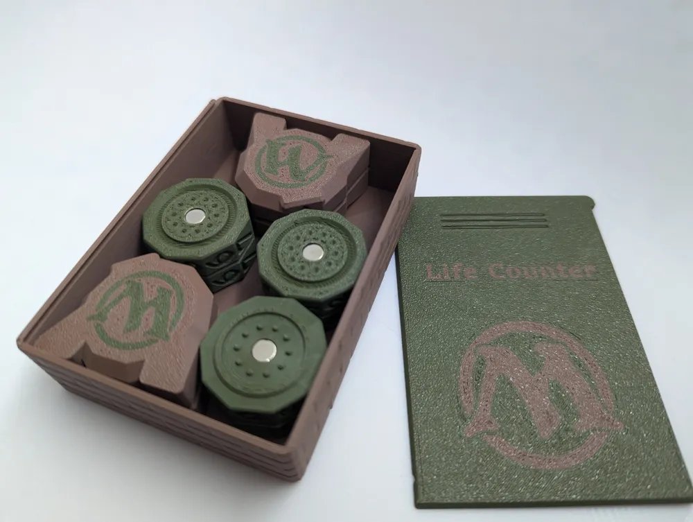 MTG Magnetic Life Counter Remixed by Cobo MakerWorld: Download Free 3D ...