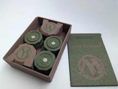 MTG Magnetic Life Counter Remixed by Cobo MakerWorld: Download Free 3D ...