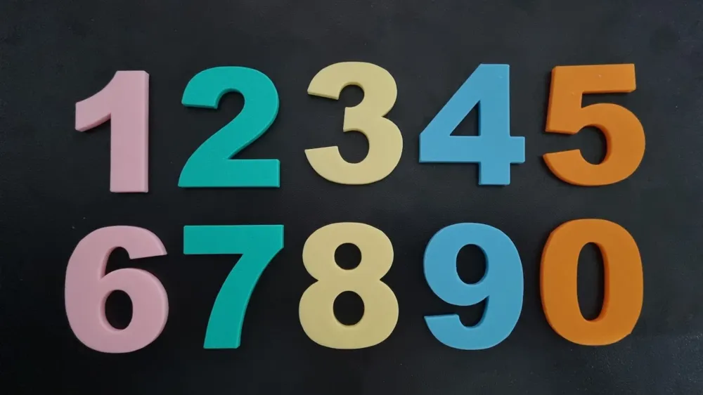 Numbers for Toddlers - Free 3D Print Model - MakerWorld