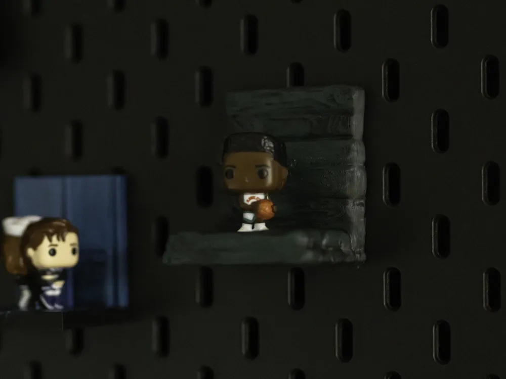 Stranger Things Lucas Figure Holder, IKEA Skådis by RetroForma ...