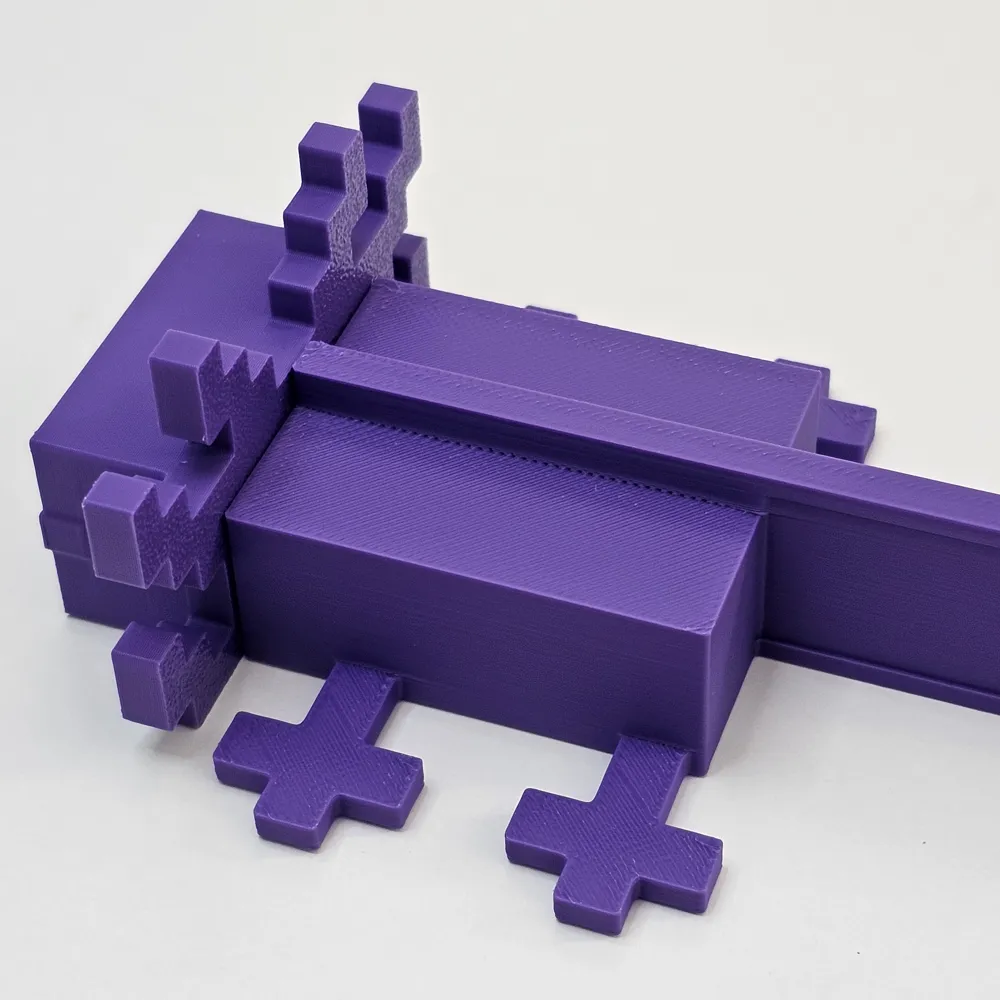 Minecraft Axolotl Remix Multicolor - Free 3D Print Model - MakerWorld