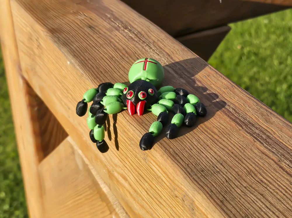 Articulated Spider - Creepy & Fun Desk Buddy! by Mr_Andre MakerWorld ...