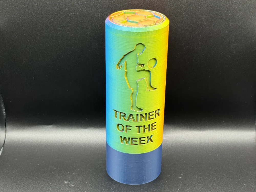 Trainer Off The Week Football Trophy by T1upa3DPrints MakerWorld ...