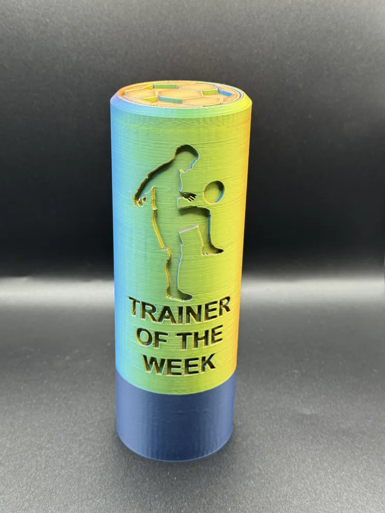 Trainer Off The Week Football Trophy by T1upa3DPrints MakerWorld ...