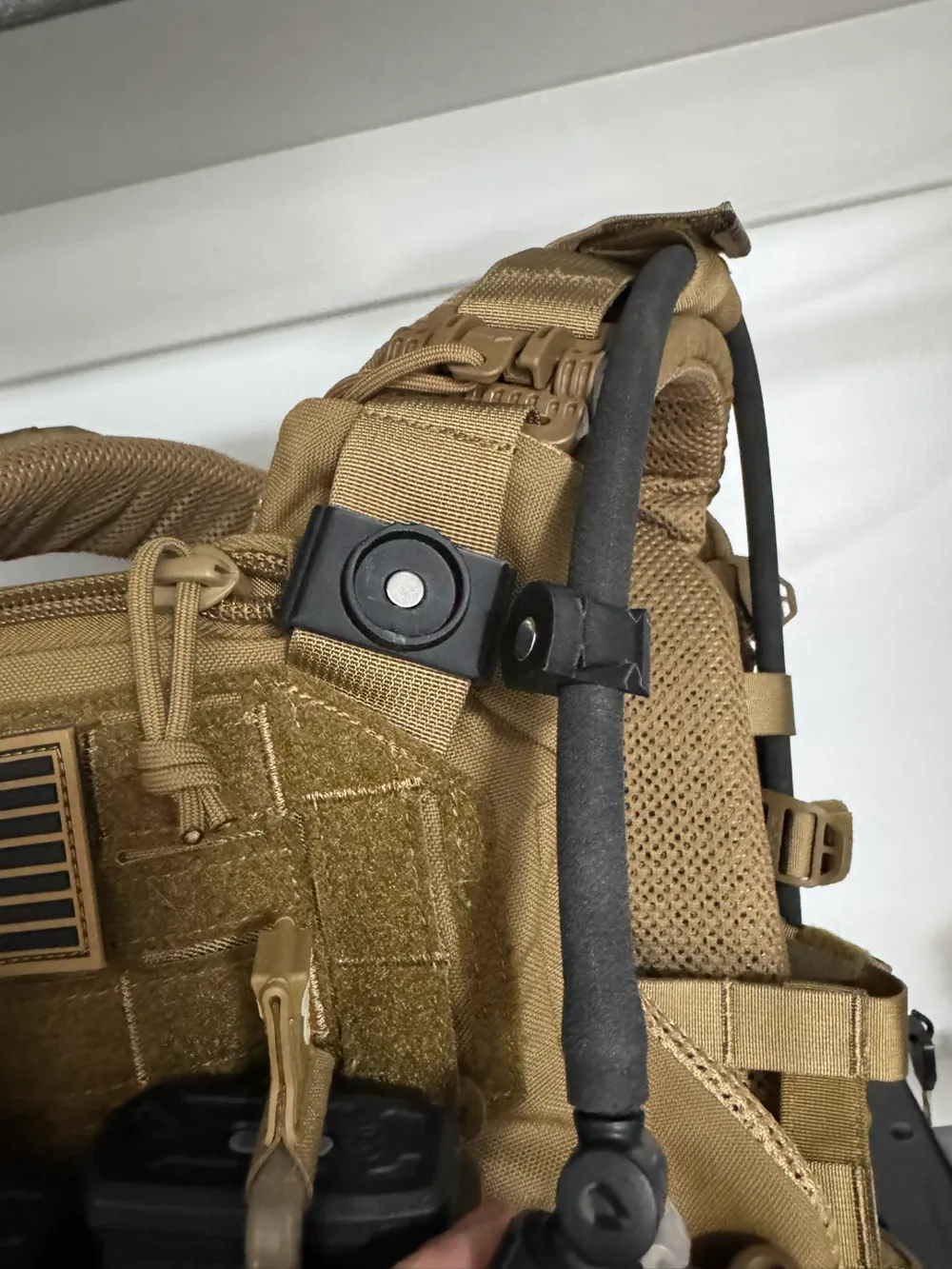 V2 camelbak or molle magnetic retention hose clip by CO prints ...