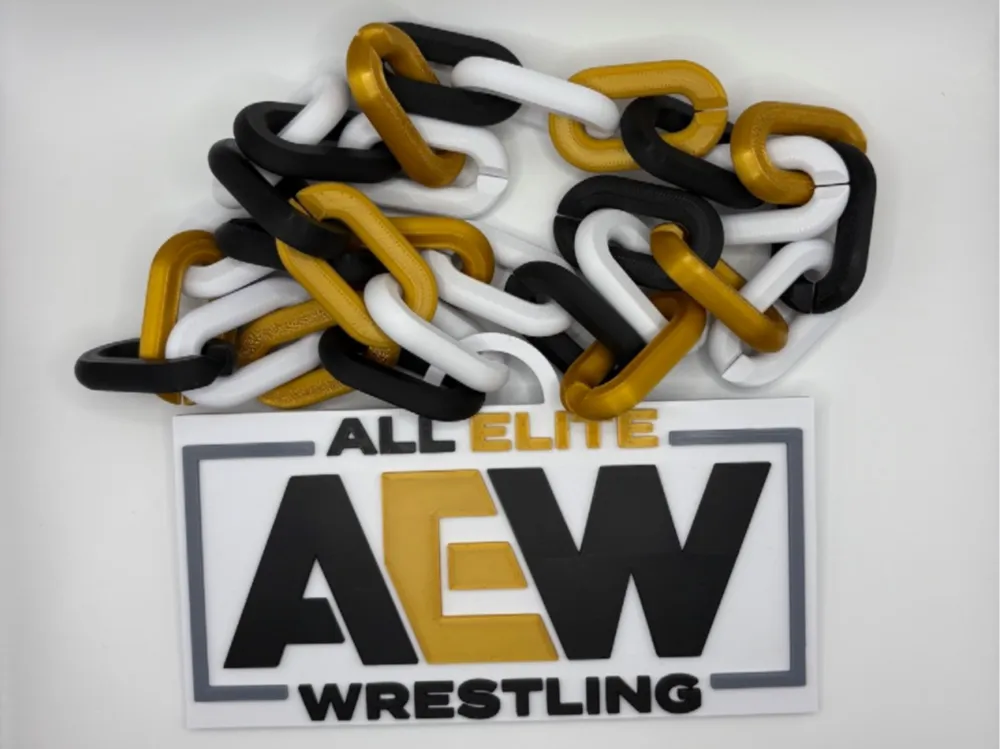 AEW ALL ELITE WRESTLING RALLY CHAIN - Free 3D Print Model - MakerWorld