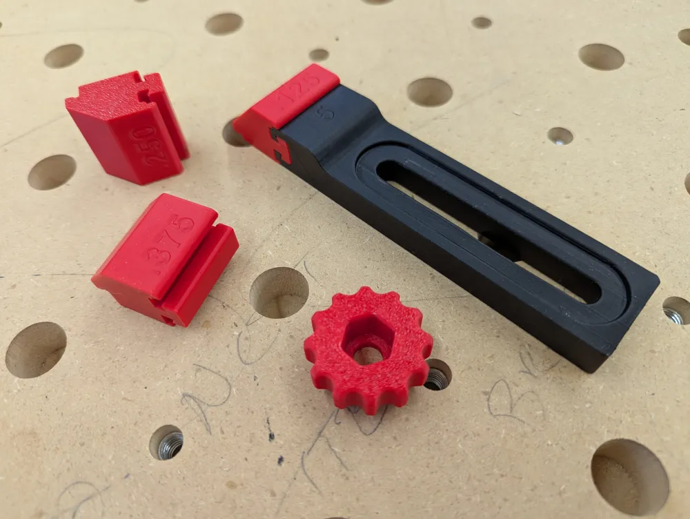 Hold Down Clamps [Interchangeable Heads] - Free 3D Print Model - MakerWorld