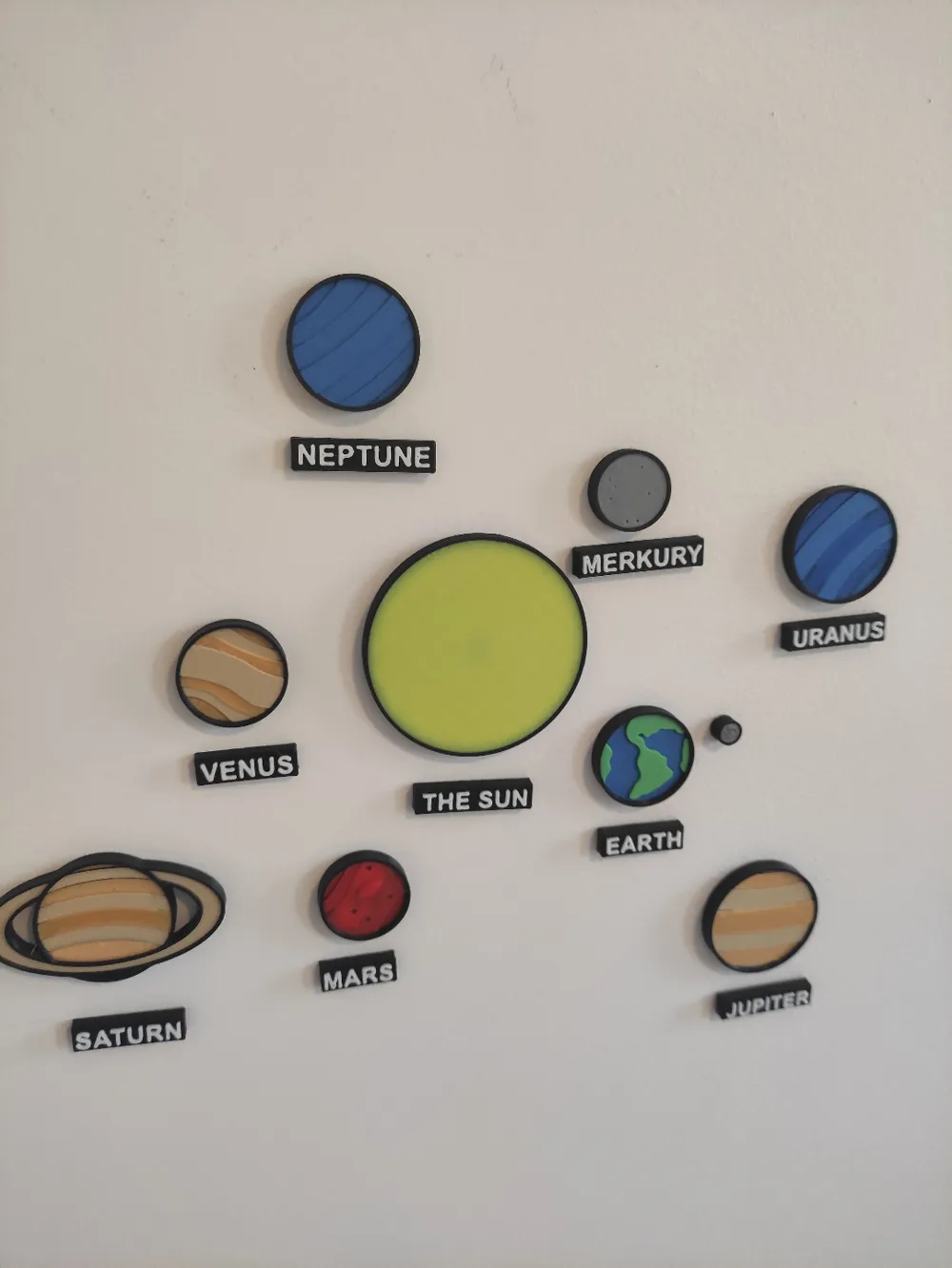 Solar System Fridge Magnets - Free 3D Print Model - MakerWorld