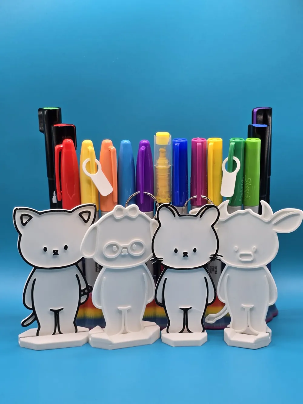Cosy Animals Coloring - Free 3D Print Model - MakerWorld