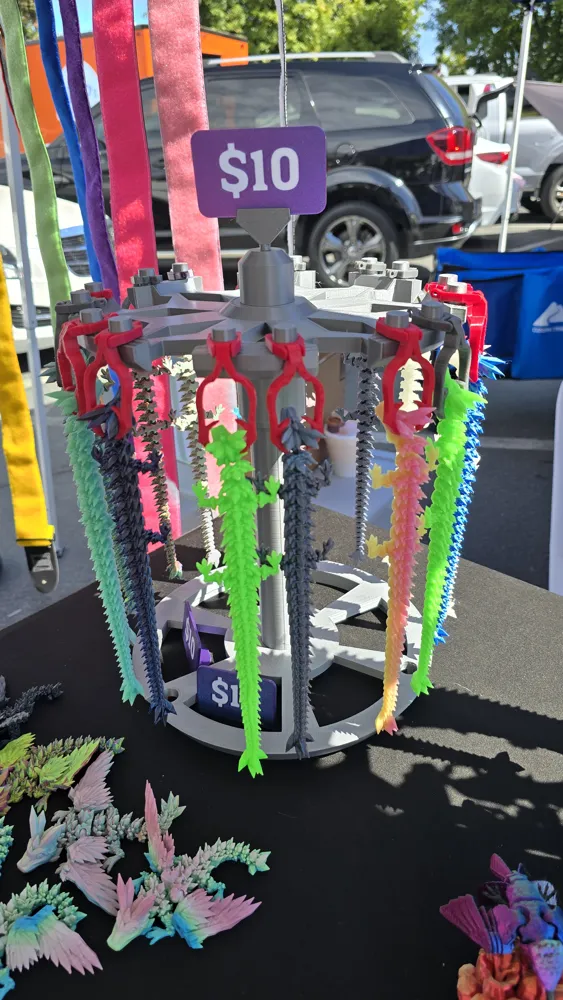 Rotating Dragon & Gen Merch Display Stand by RandomTangents 3D ...