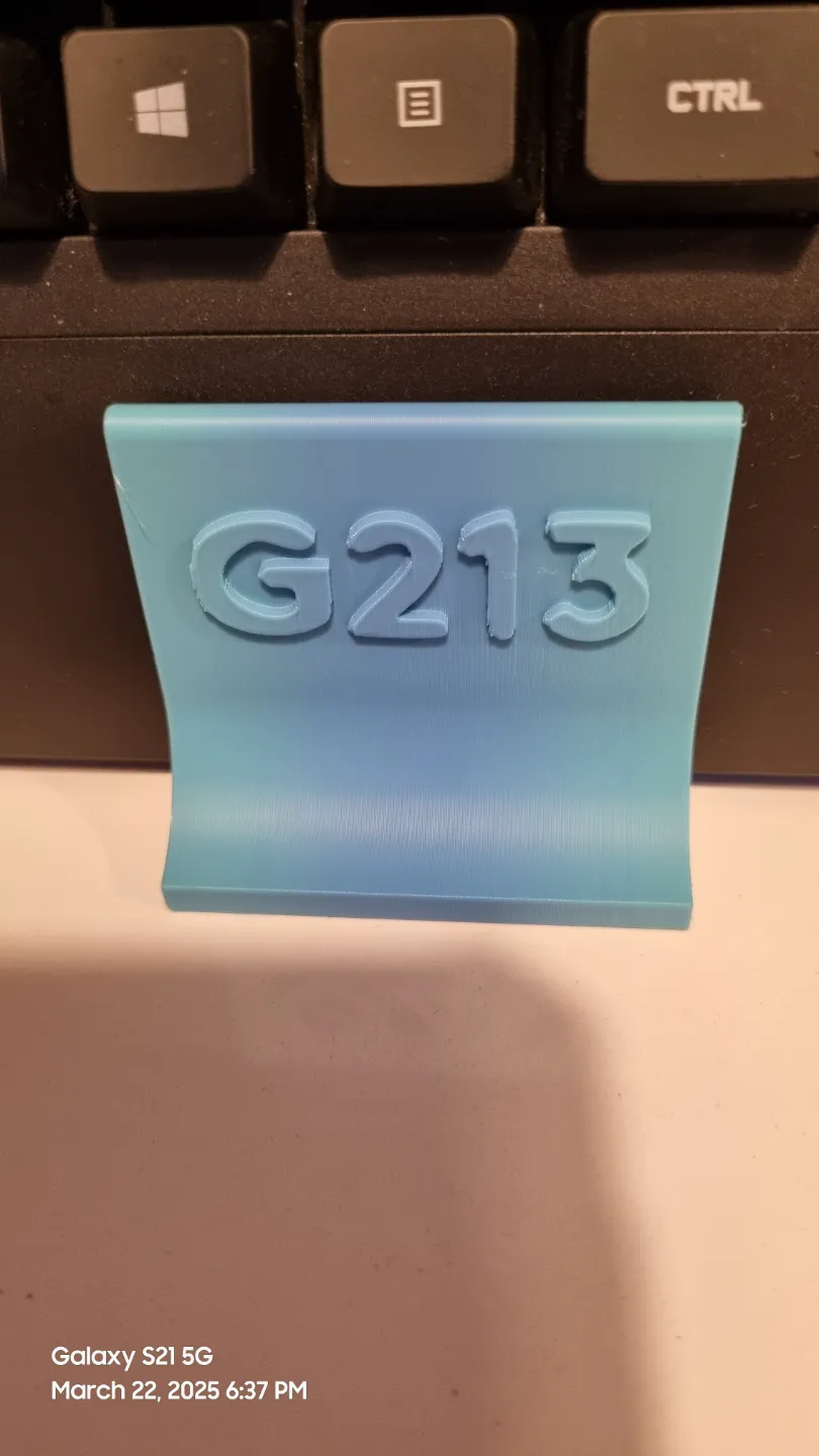 Logitech G213 Vertical Holder by Cubex_10 - MakerWorld