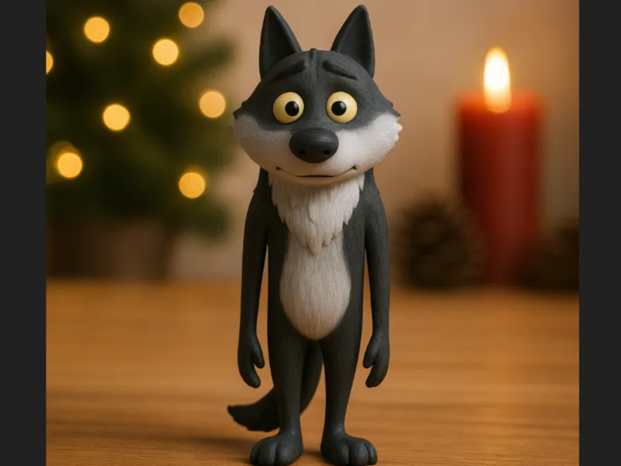 Le loup de la pub d’Intermarché – « Mal-Aimé » - Modèle d'Impression 3D ...