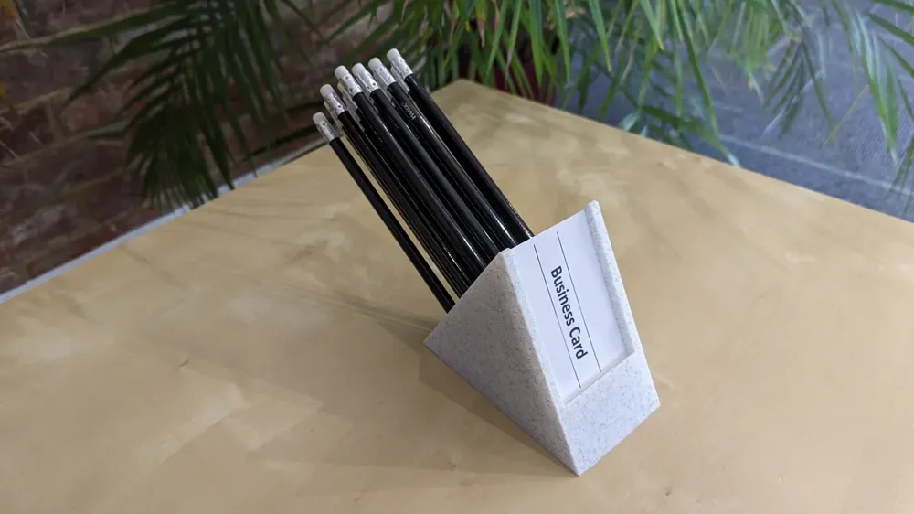 Triangular Pencil Holder by kara MakerWorld: Download Free 3D Models