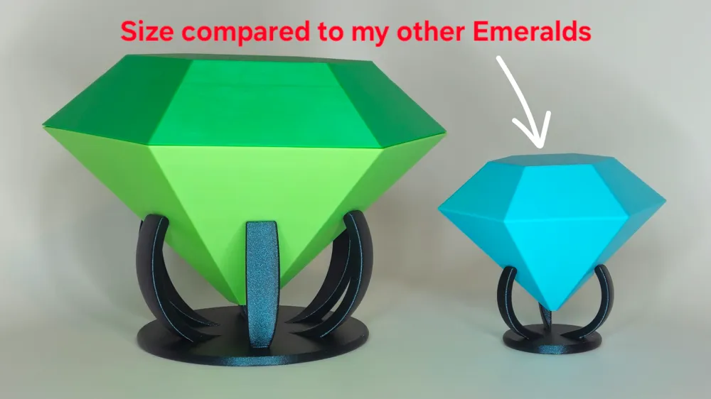 Master Emerald Container with Stand - Free 3D Print Model - MakerWorld