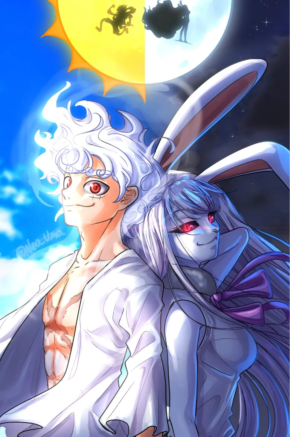 Sun God and Rabbit princess (one piece) by Heath - MakerWorld