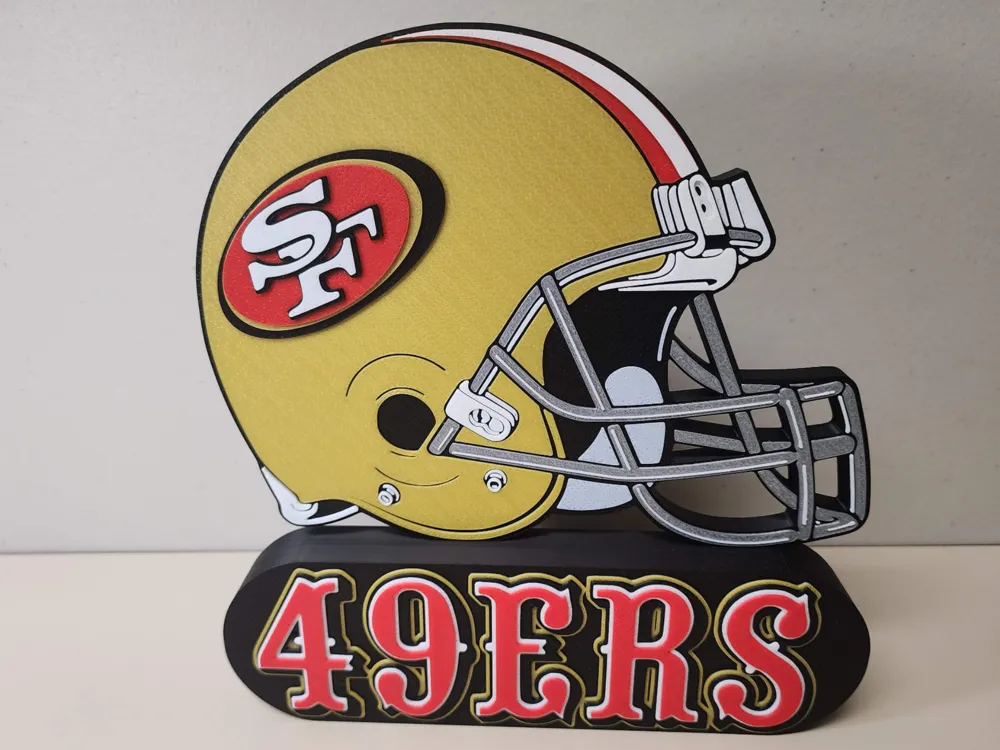 San Francisco 49ers Wall or Desk Display by briankstan - MakerWorld