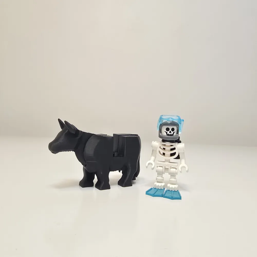 Brick Cow - Free 3D Print Model - MakerWorld