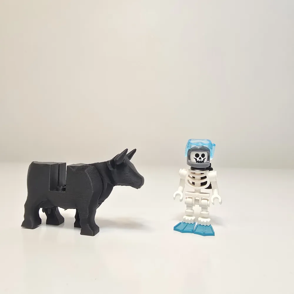 Brick Cow - Free 3D Print Model - MakerWorld