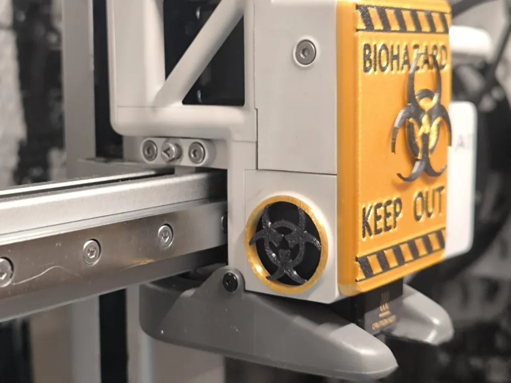 A1/A1 mini extruder fan protective cover.BIOHAZARD by TinkerVault ...