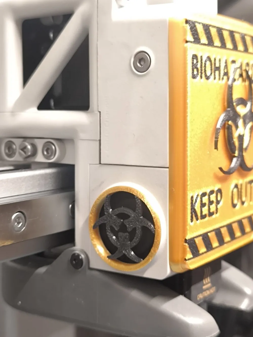 A1/A1 mini extruder fan protective cover.BIOHAZARD by TinkerVault ...