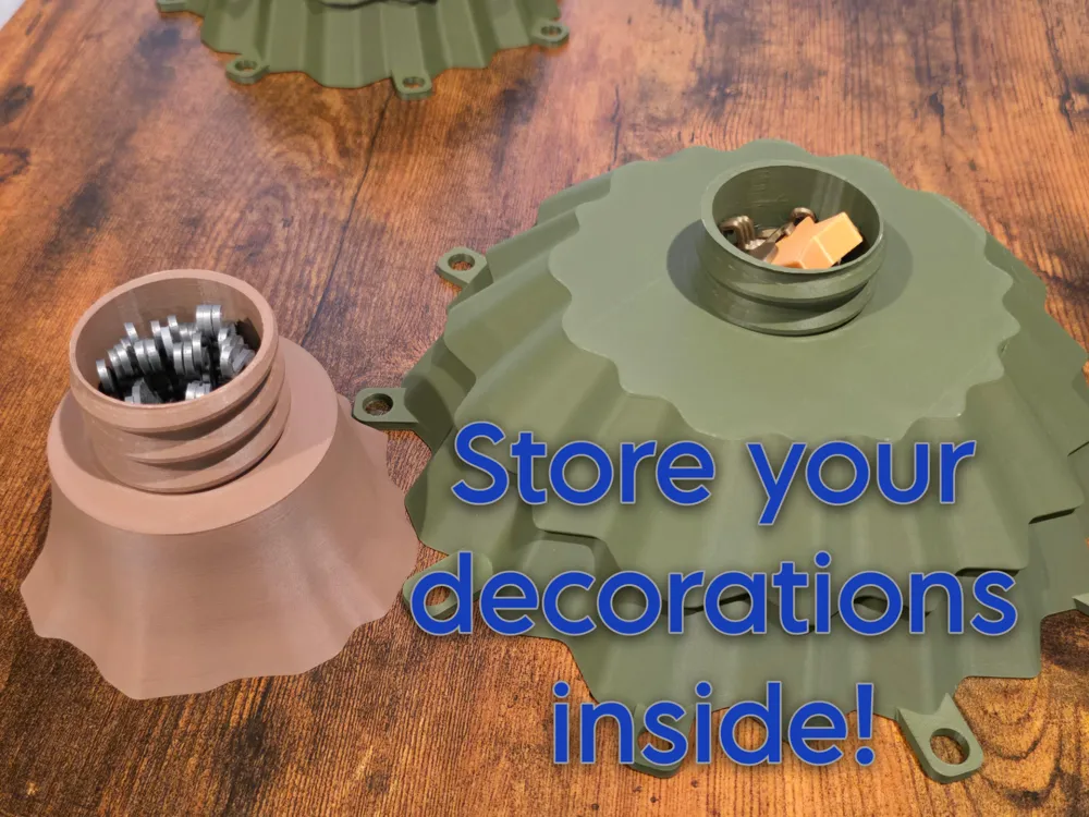 Decoratable Christmas Tree by Fearlesskoolaid - MakerWorld